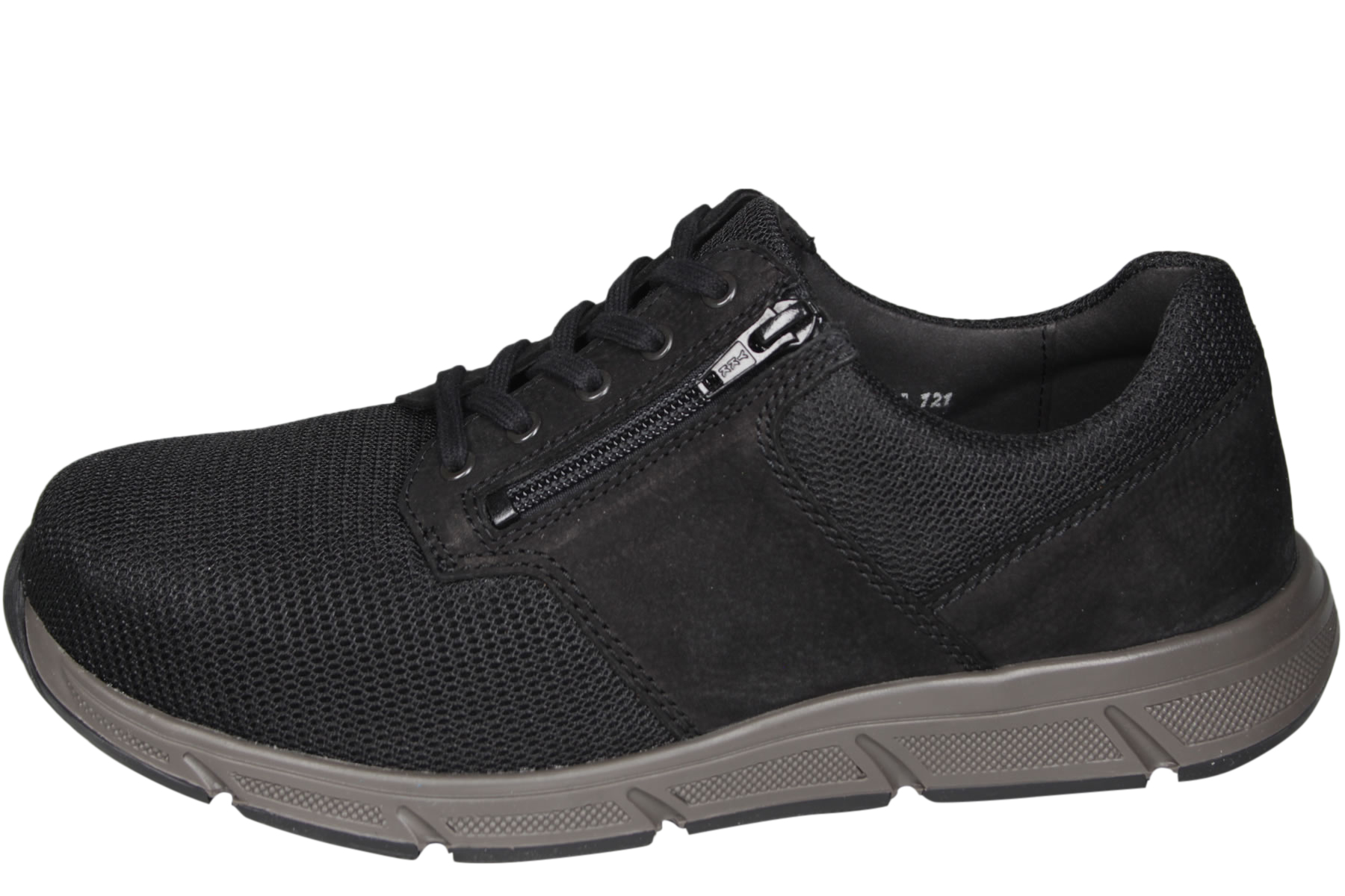 Solidus 67501 Kai Zwarte Veterschoen | Wijdeman Heren Comfortschoenen