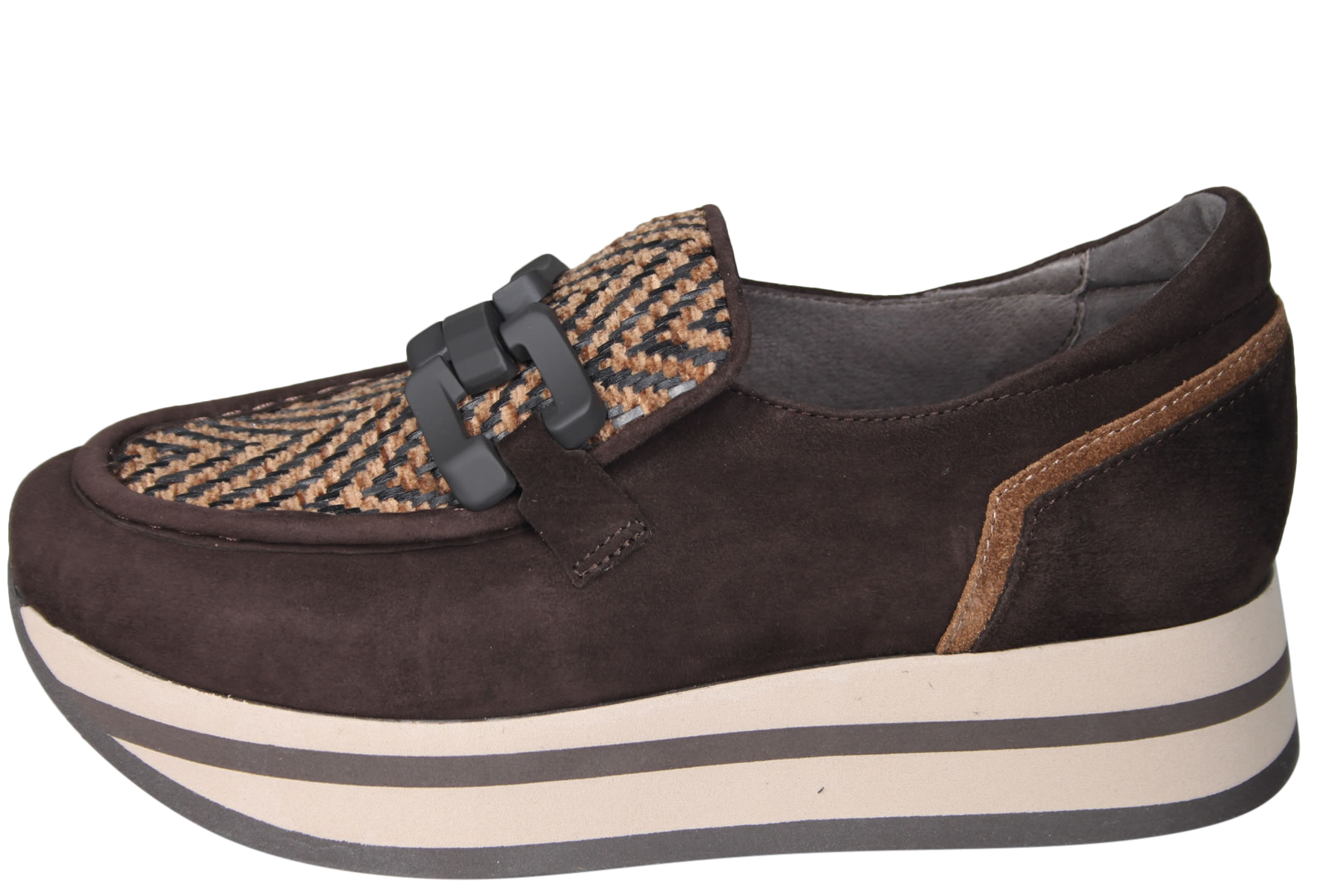 Softwaves 7.78.111 Celine Bruine Instapper | Wijdeman Dames Schoenen