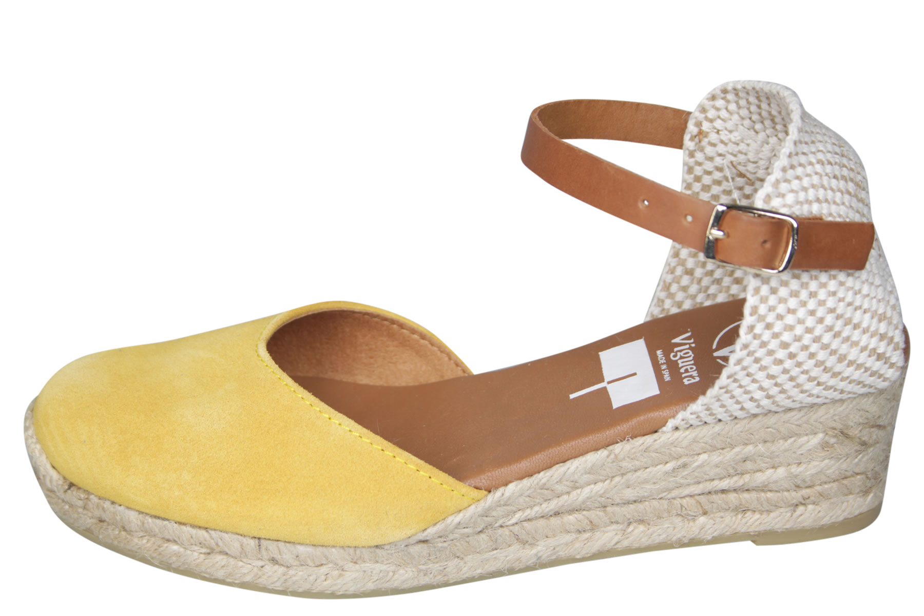 Viguera 1757 Gele Espadrille | Wijdeman Dames Schoenen
