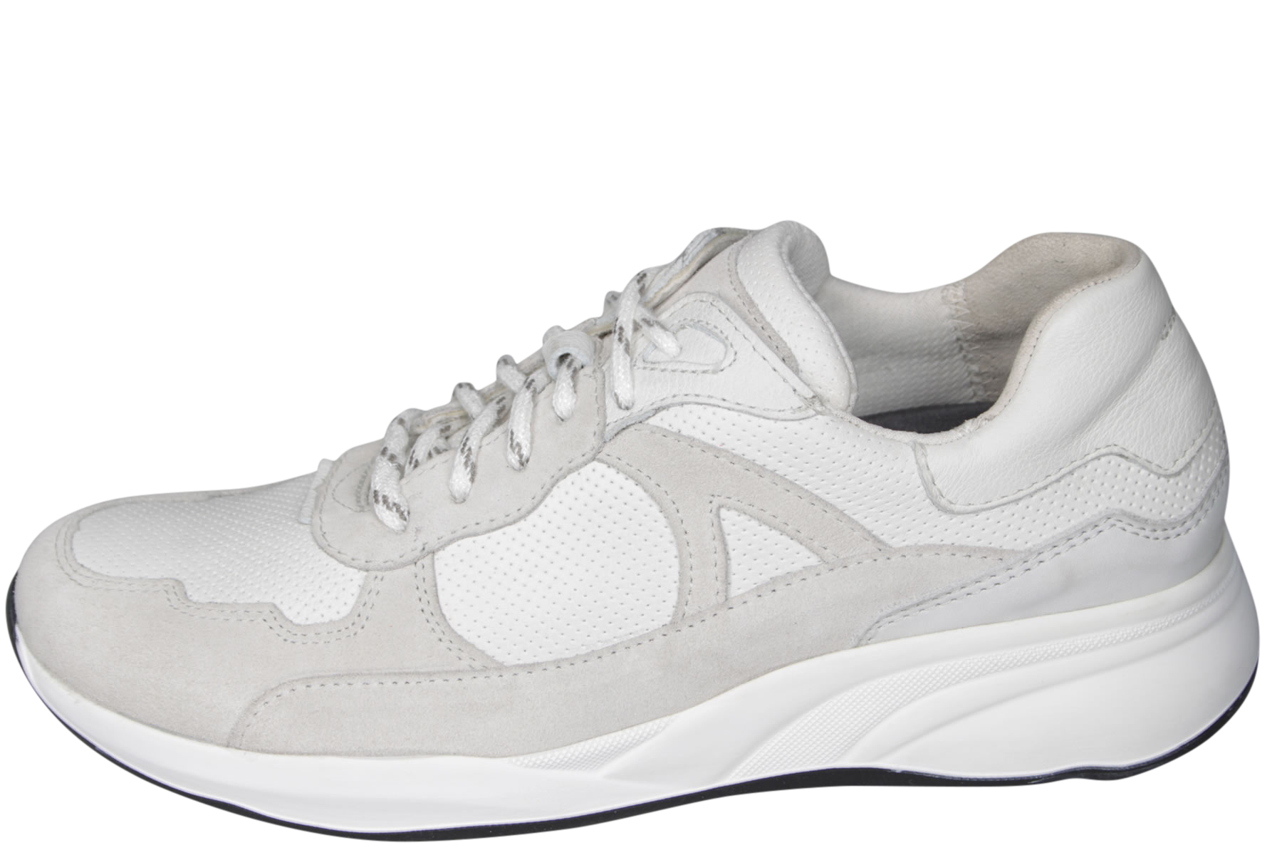 Durea 6283 0348 Wijdte G Witte Sneaker Wijdeman Dames Comfortschoenen